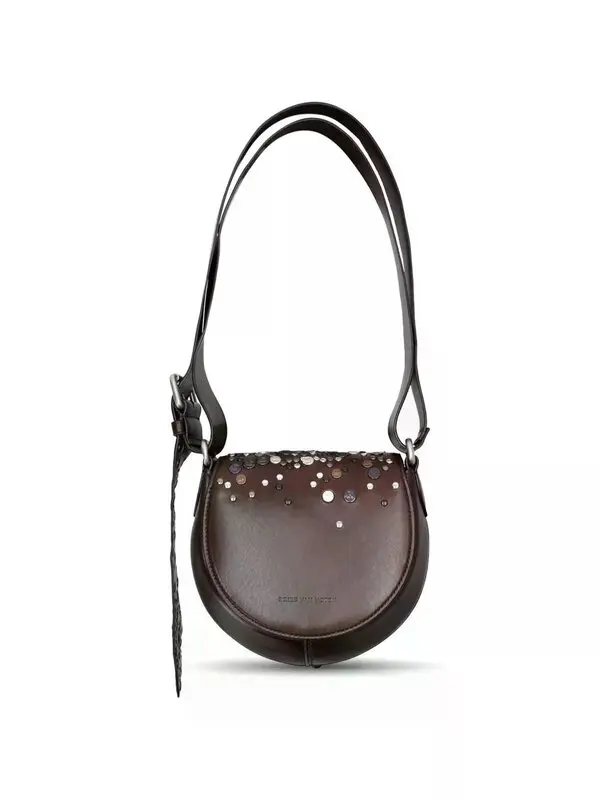 Dries Van Noten Embellished Buckle Messenger Bag