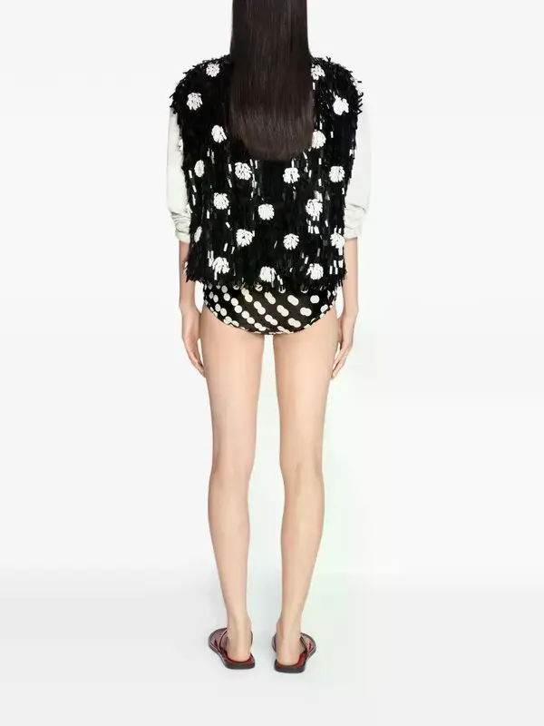 Dries Van Noten Polka-dot Micro Shorts