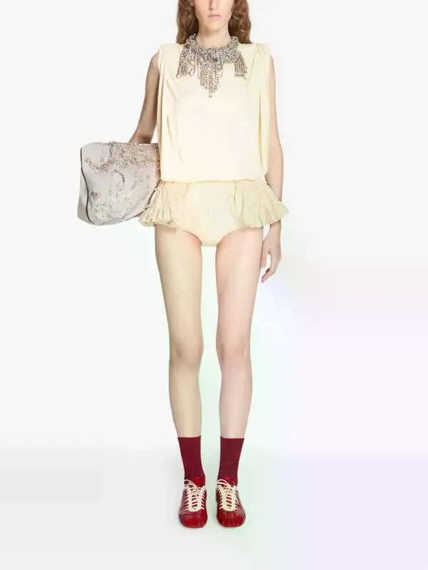 Dries Van Noten Ruffled Micro Shorts
