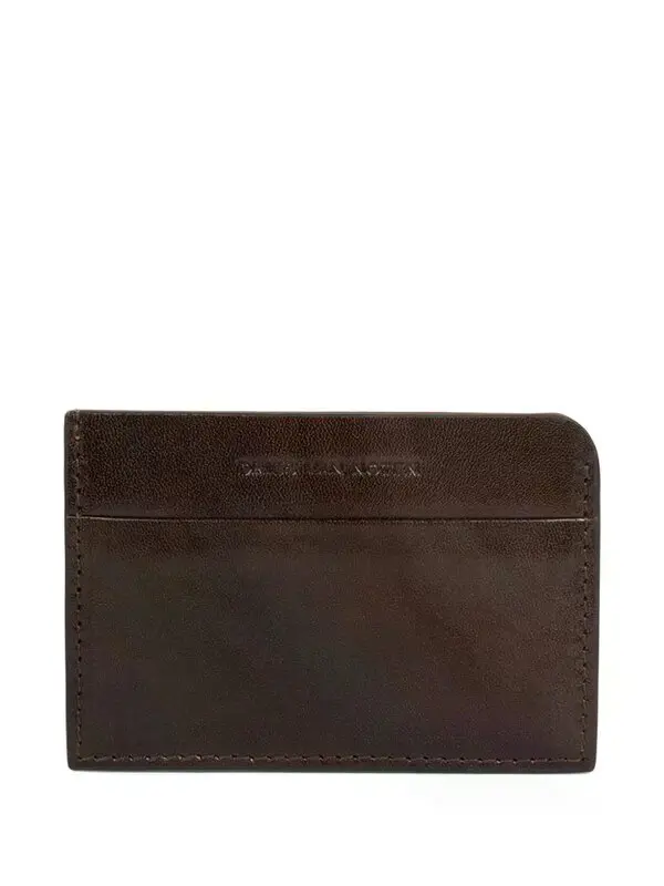 Dries Van Noten Logo Card Holder - Brown