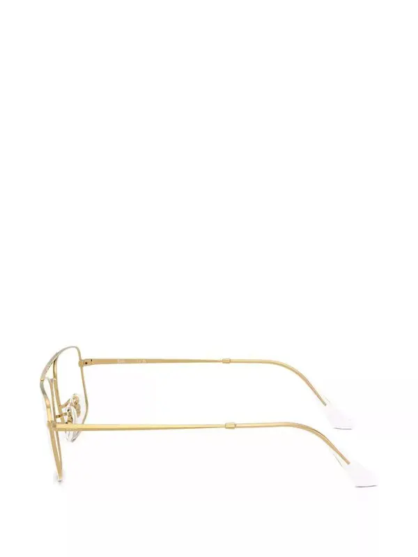 Ray-ban Square Metal Glasses