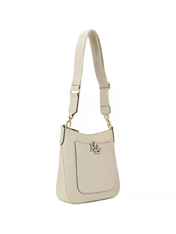 Ralph Lauren Logo Leather Shoulder Bag