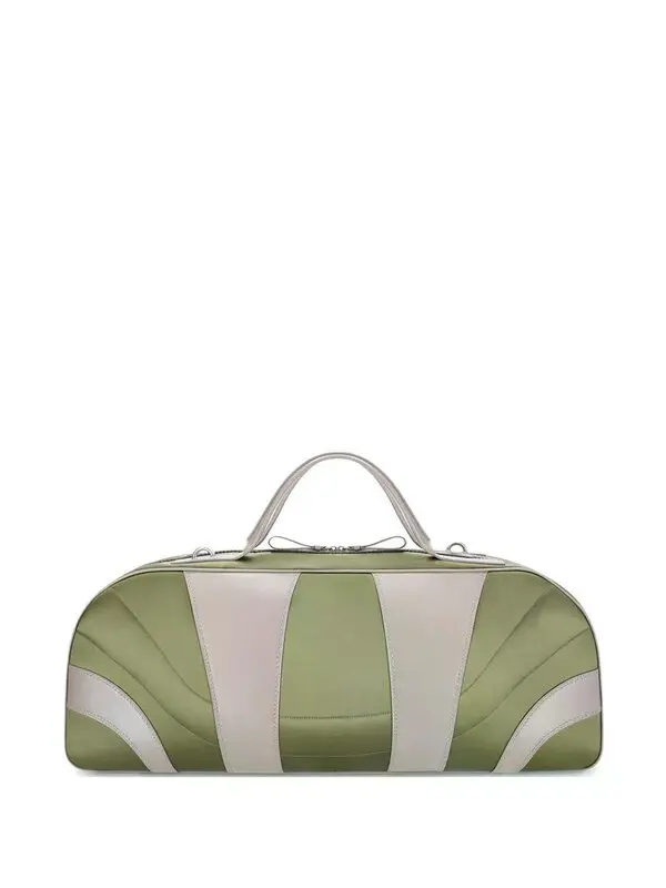 Dries Van Noten Panelled Holdall - Green
