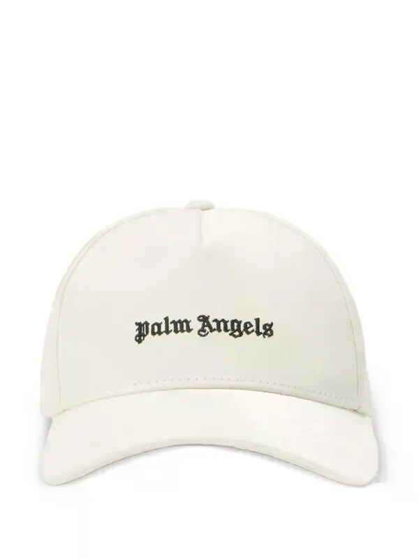 Palm Angels Classic Logo Embroidered Baseball Cap - Neutrals