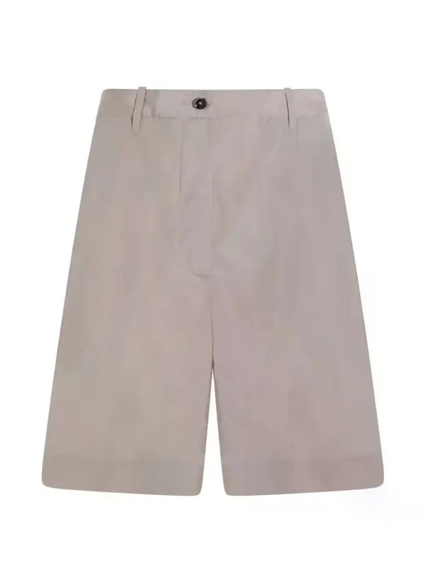 NINE:INTHE:MORNING Gabardine Straight Leg Shorts