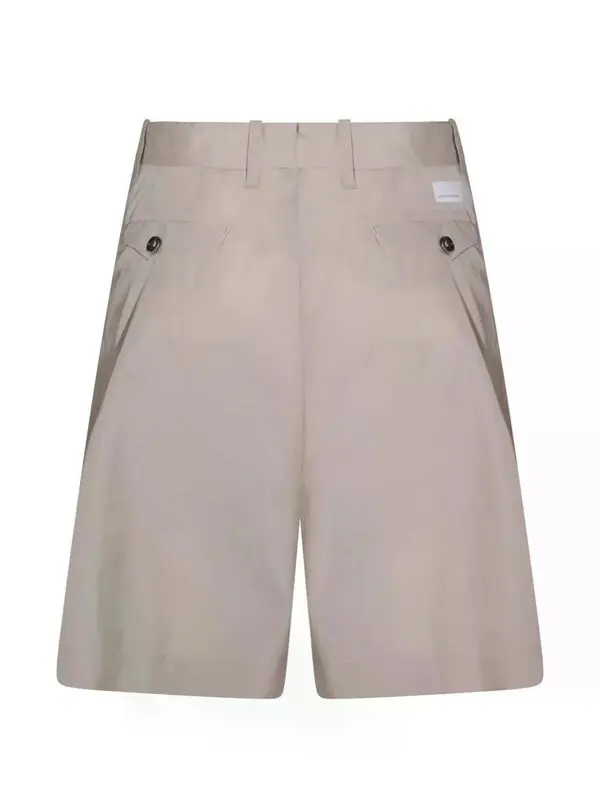 NINE:INTHE:MORNING Gabardine Straight Leg Shorts