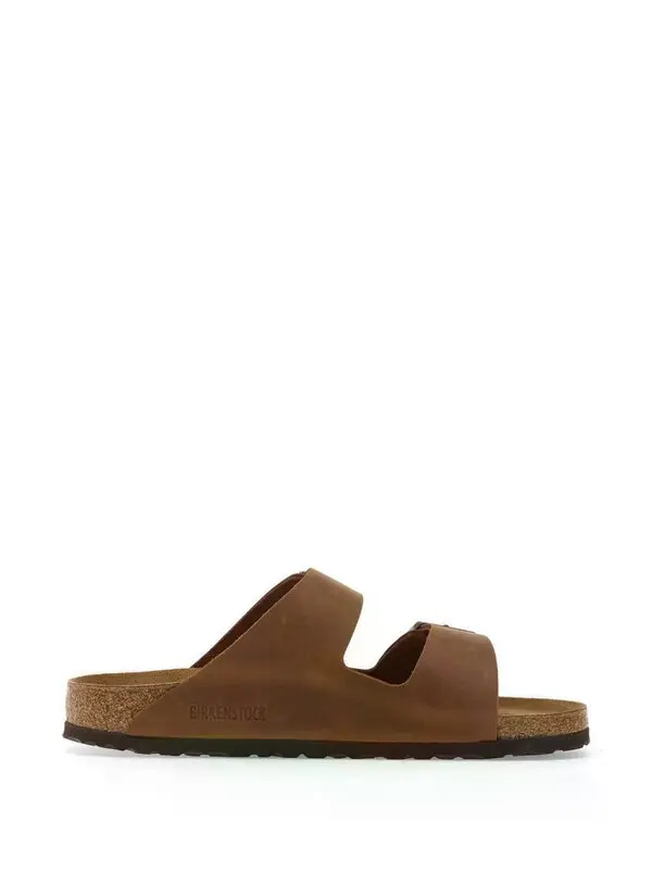 BIRKENSTOCK Arizona Leather Sandals - Brown