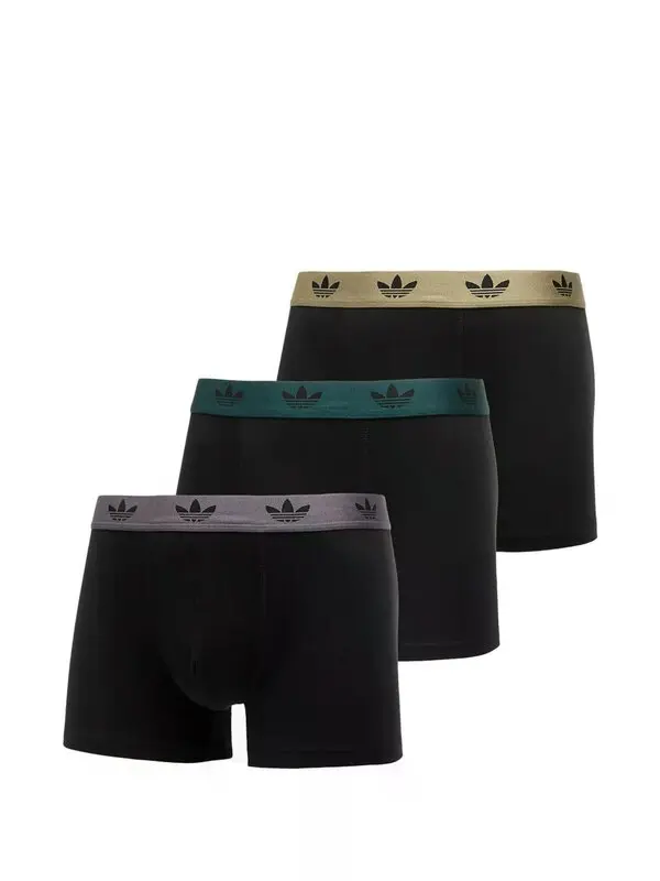 Adidas Logo-waistband Boxers - Black