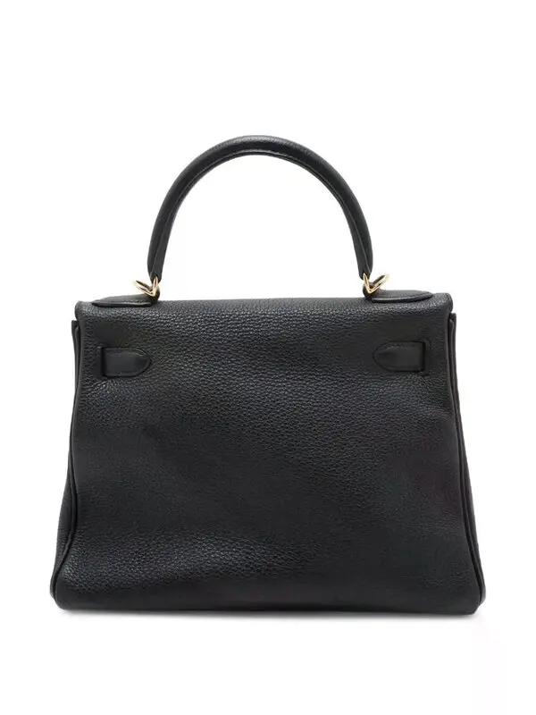 Hermès 2017 Special Order Clemence Verso Kelly Ii Retourne 28 - Black