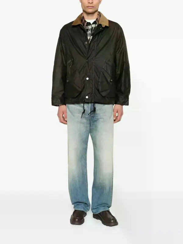Barbour Corduroy-collar Zip-fastening Jacket