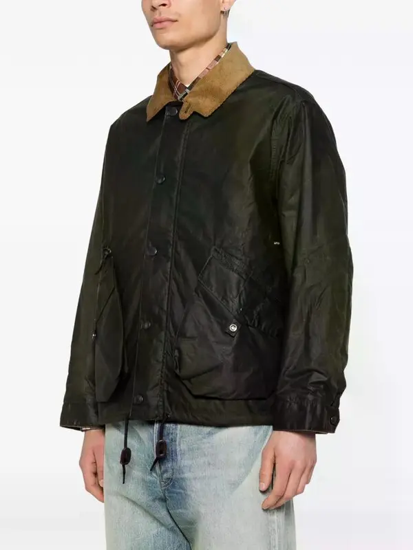 Barbour Corduroy-collar Zip-fastening Jacket