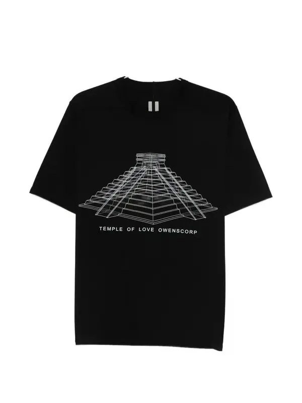 Rick Owens Graphic Short-sleeve T-shirt - Black