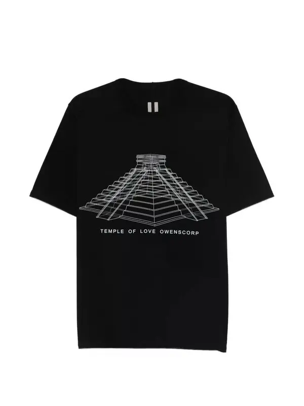 Rick Owens Graphic Short-sleeve T-shirt - Black
