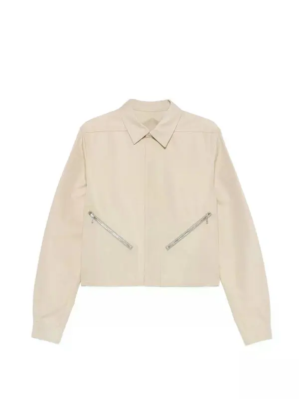 Rick Owens Zip Jacket - Neutrals