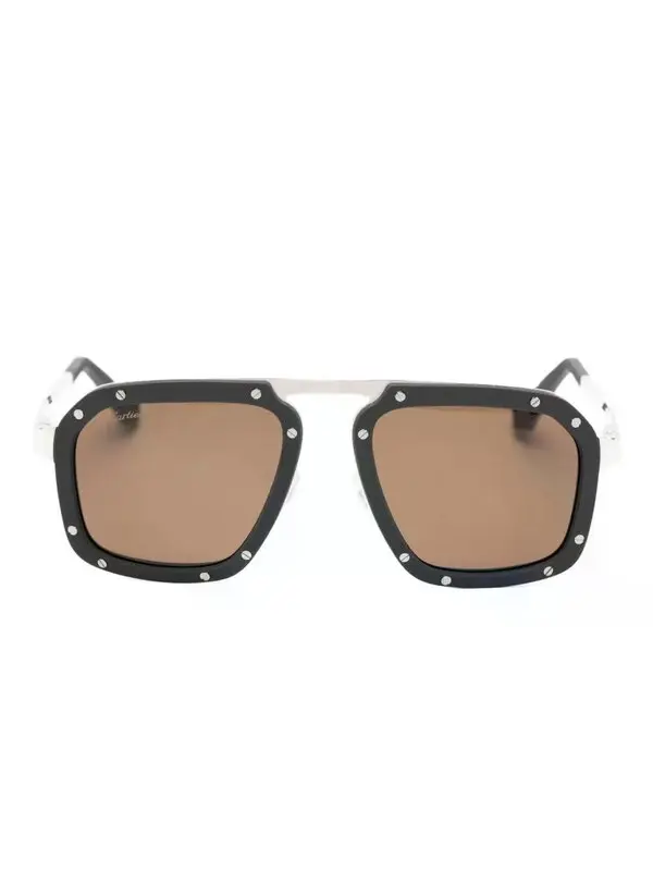 CARTIER Square-frame Sunglasses