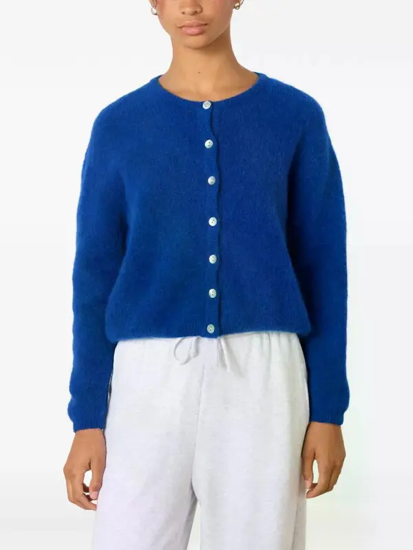 American Vintage Vitow Crew-neck Cardigan - Blue