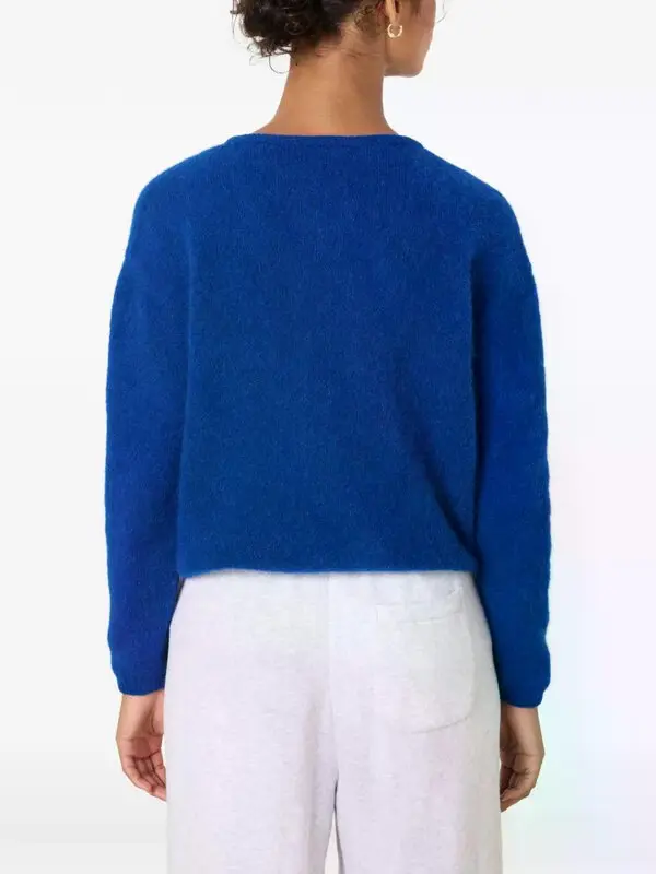 American Vintage Vitow Crew-neck Cardigan - Blue