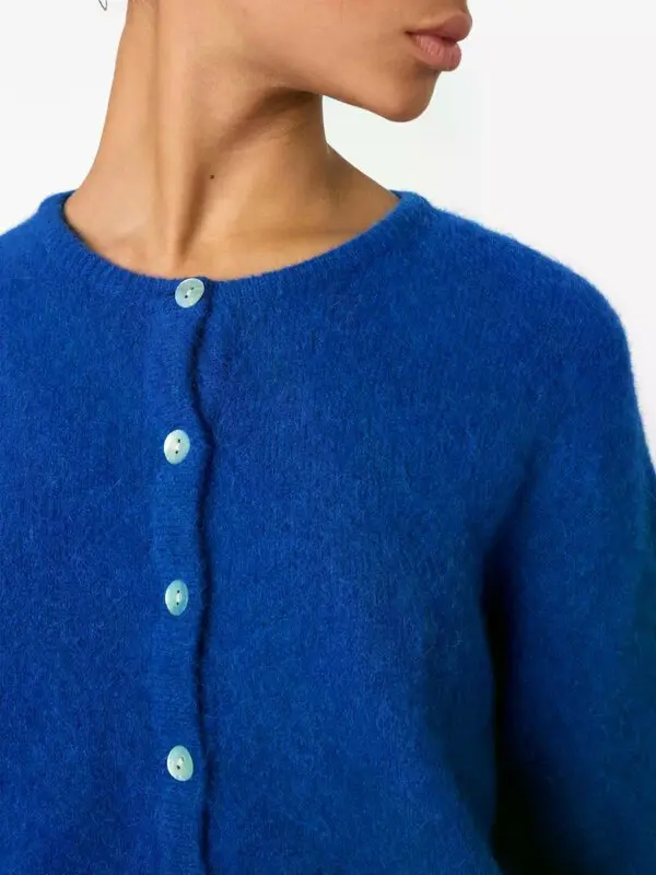 American Vintage Vitow Crew-neck Cardigan - Blue