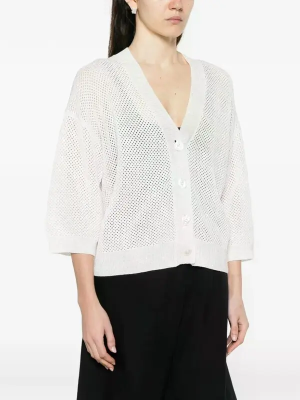 Peserico V-neck Buttoned Cardigan
