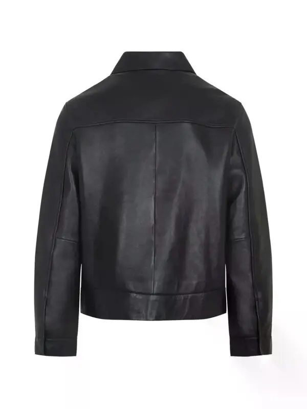 YVES SALOMON Zip-fastening Leather Jacket