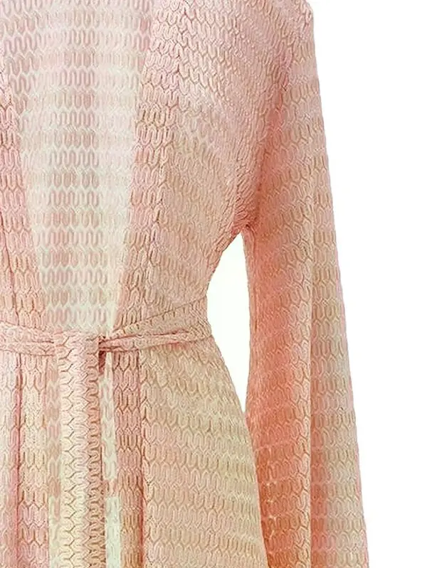 Melissa Odabash Anna Rose Belted Kaftan - Pink