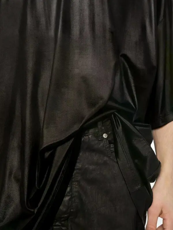 Rick Owens Tommy T Tie-detail T-shirt - Black
