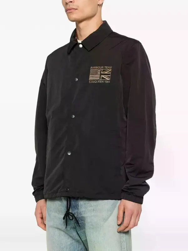 Barbour Logo-embroidered Shirt Jacket