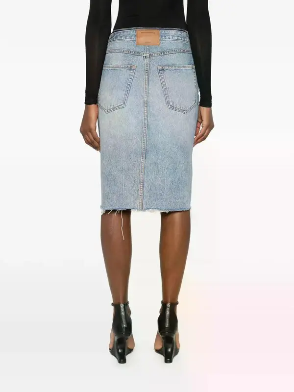 Alexander Wang Zip Raw-hem Skirt