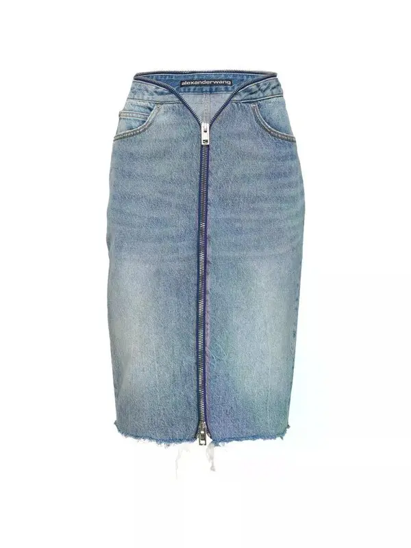 Alexander Wang Zip V-waist Skirt