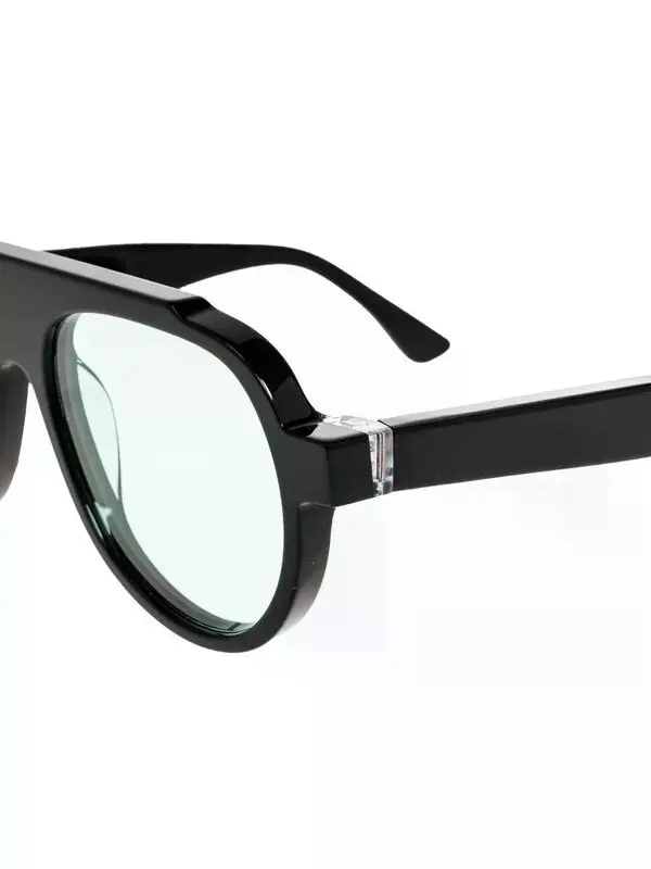Thierry Lasry Dynasty Browline Sunglasses - Black