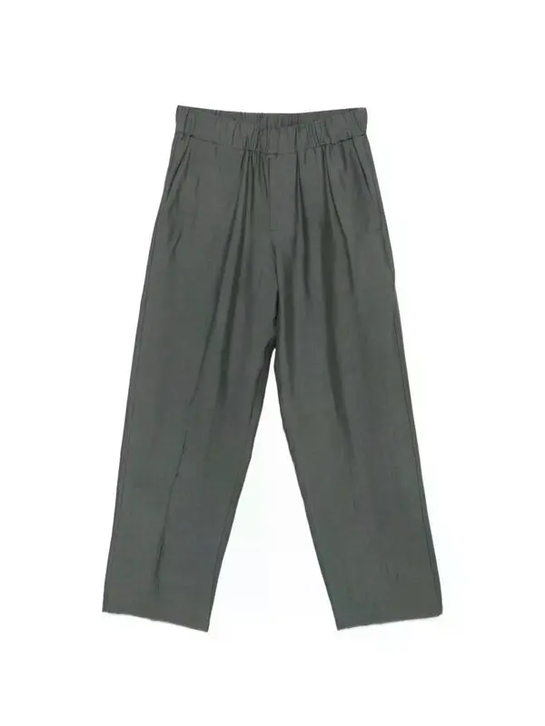 COSTUMEIN Elastic-waistband Trousers - Green
