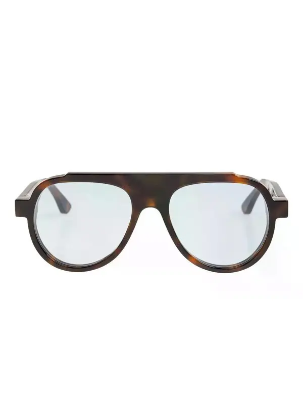Thierry Lasry Dynasty Round-frame Sunglasses - Brown