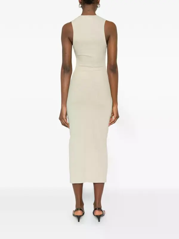 Wardrobe.NYC Sleeveless Knit Dress - Neutrals