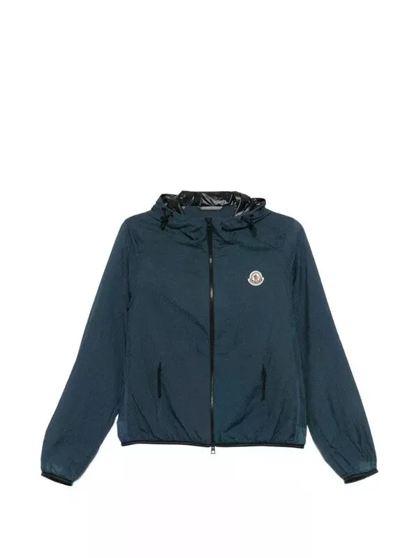 Moncler Hooded Zip-fastening Jacket - Blue