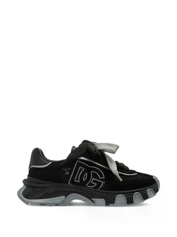 Dolce & Gabbana Dg Country Road Logo Sneakers - Black