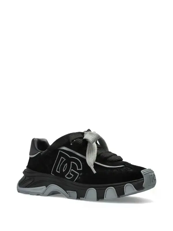 Dolce & Gabbana Dg Country Road Logo Sneakers - Black