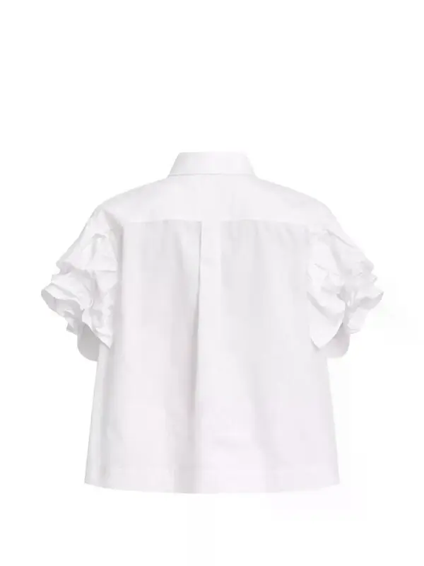Simone Rocha Ruffled-sleeves Buttoned Shirt