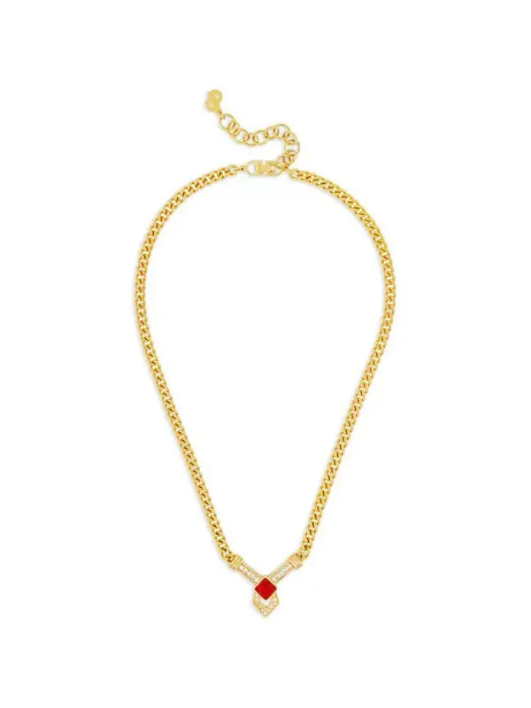 Dior 1980s Curb-chain Necklace - Gold