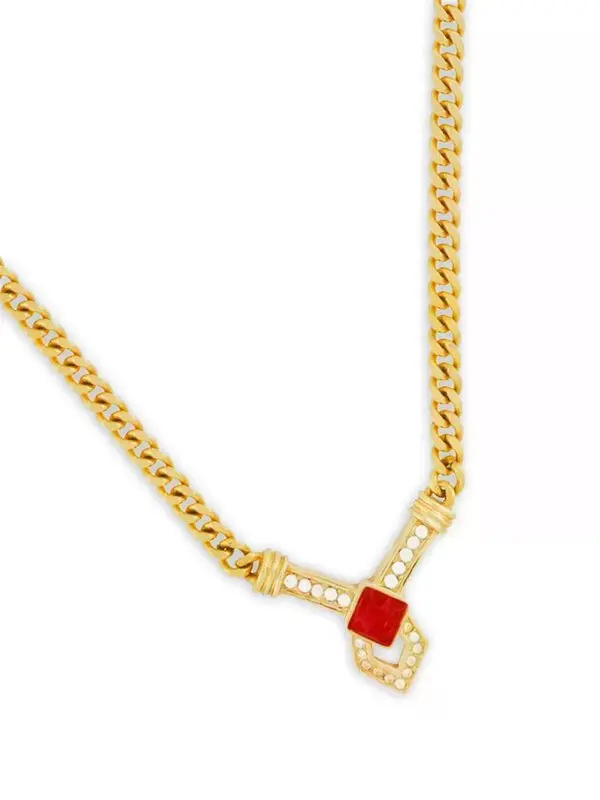 Dior 1980s Curb-chain Necklace