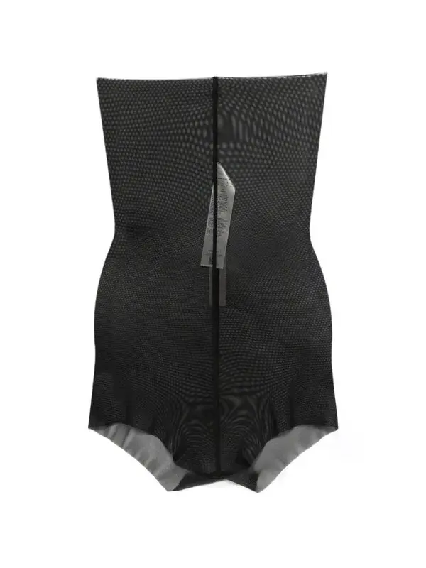 Rick Owens Sheer Wide-leg Shorts - Black