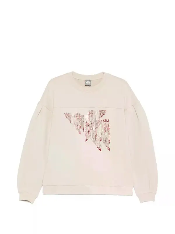Max Mara Graphic Print Sweatshirt - Neutrals