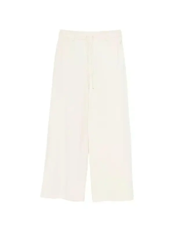Max Mara Drawstring Palazzo Pants - Neutrals