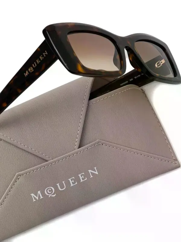 Alexander McQueen Rectangle-frame Sunglasses