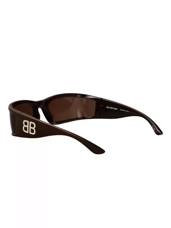 Balenciaga Rectangle Logo Sunglasses