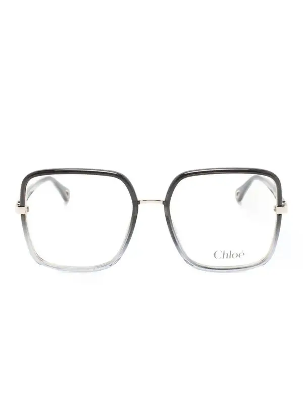 Chloé Square Frame Glasses - Black