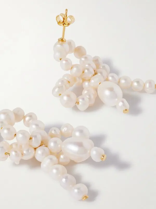 Completedworks Plated Silver Pearl Earrings