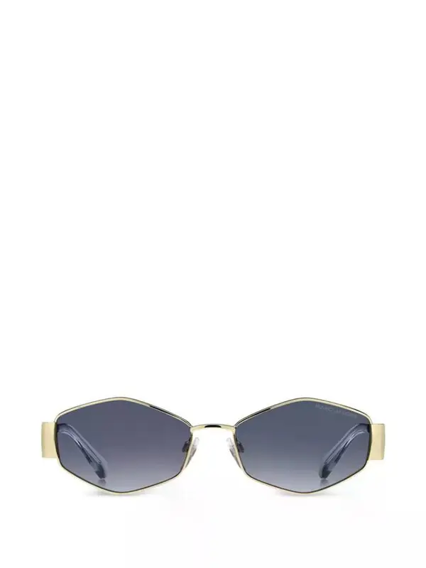 Marc Jacobs Geometric Frame Sunglasses - Gold