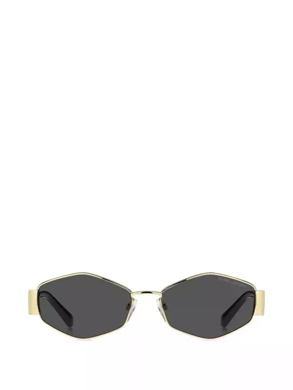 Marc Jacobs Geometric Frame Sunglasses - Gold