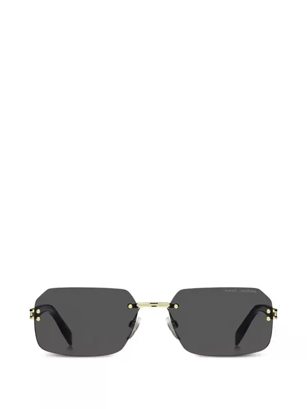 Marc Jacobs Rimless Geometric Sunglasses - Gold
