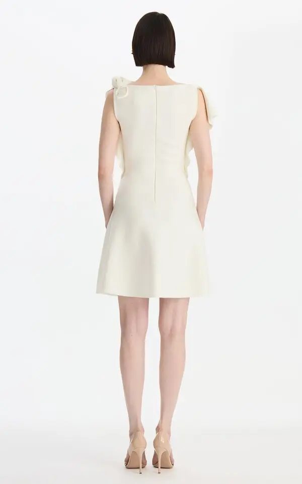 Oscar De La Renta Draped Mini Dress
